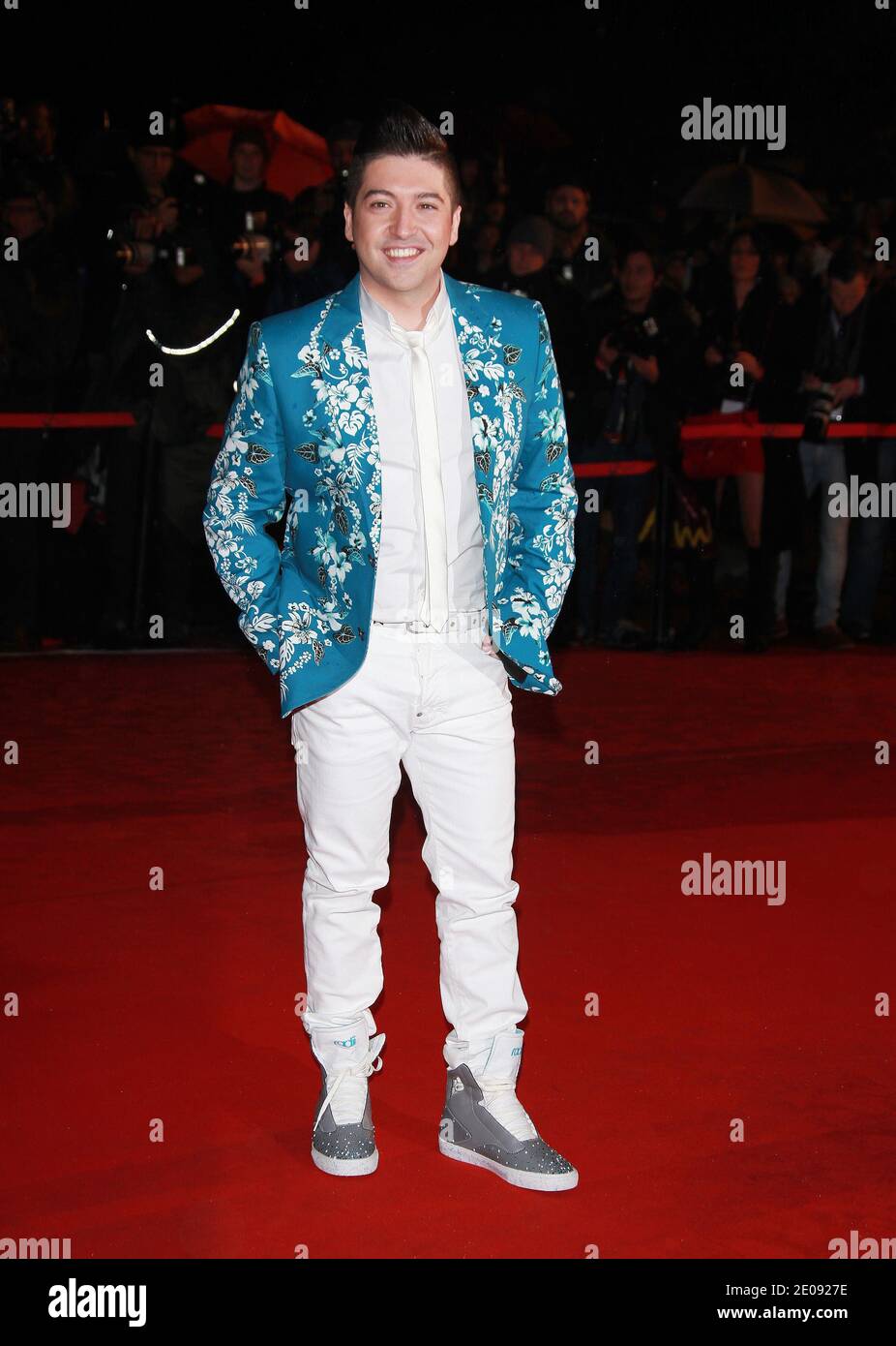 Manu Levy arriving to the 13th NRJ Music Awards ceremony held at the ...