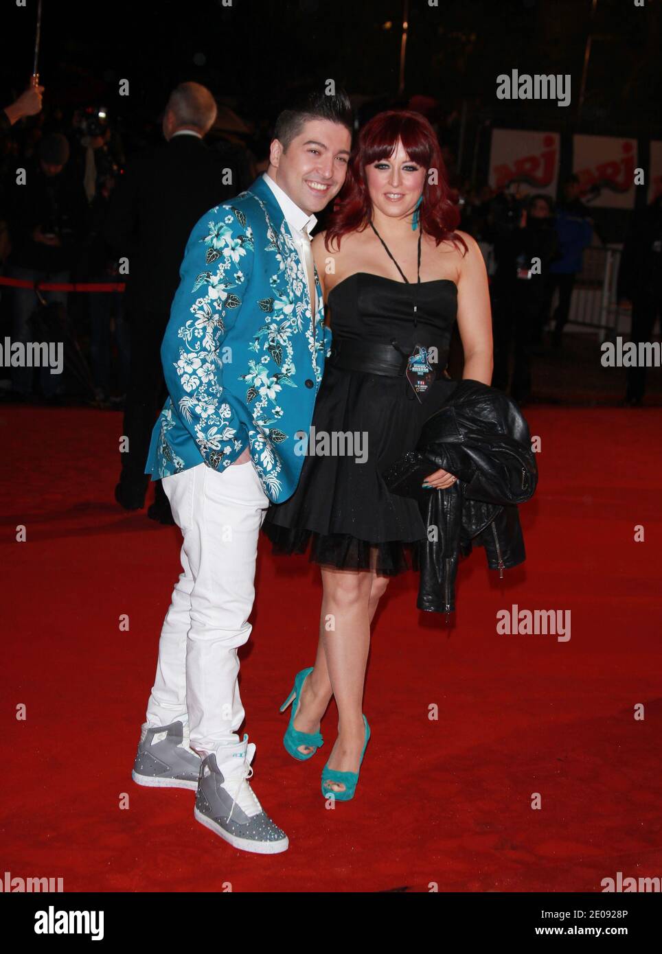 Manu Levy arriving to the 13th NRJ Music Awards ceremony held at the ...