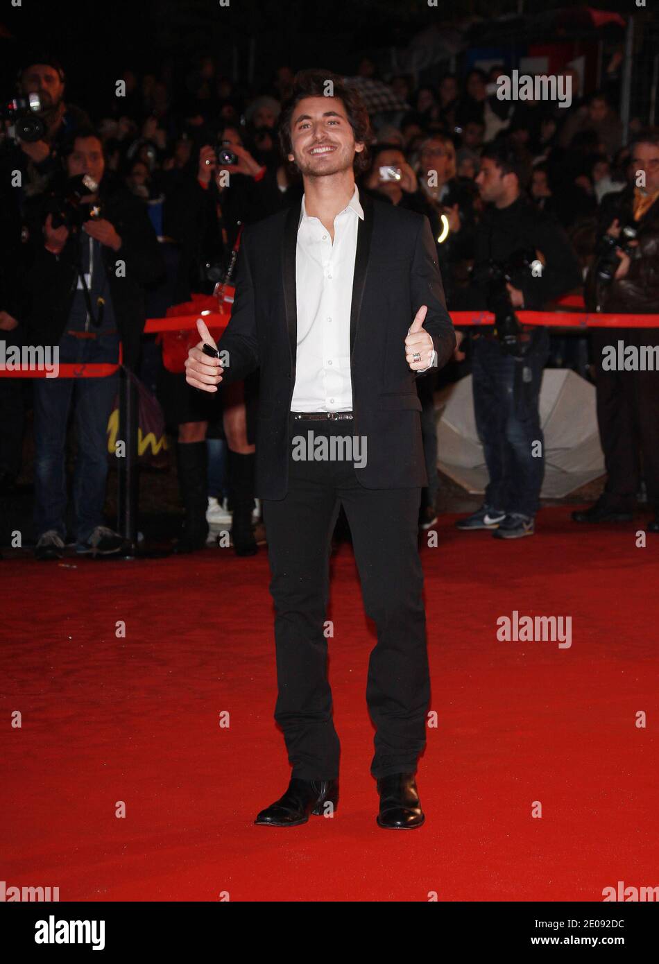 Michael Miro arriving to the 13th NRJ Music Awards ceremony held at the ...