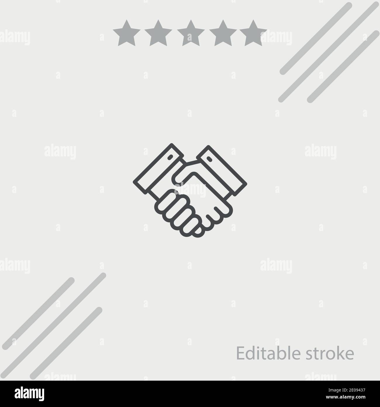 handshake vector icon modern simple vector illustration Stock Vector ...