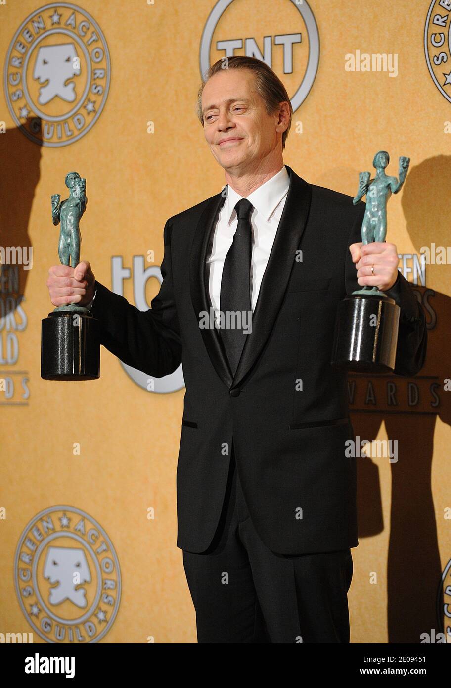 Steve Buscemi poses in the press room with the Outstanding Performance ...