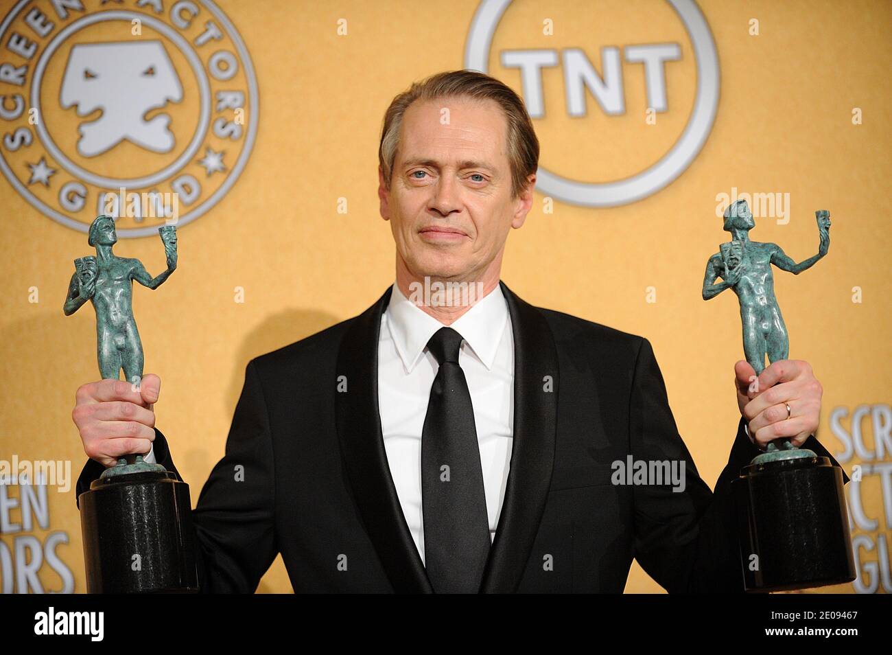 Steve Buscemi poses in the press room with the Outstanding Performance ...