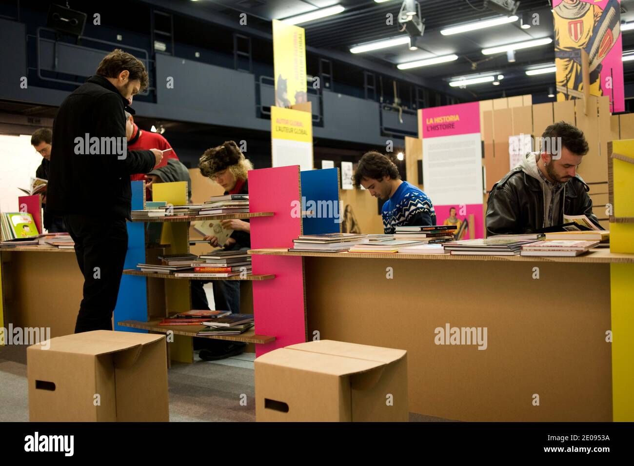 Atmosphere during the 39th edition of Angouleme world comic strip ...