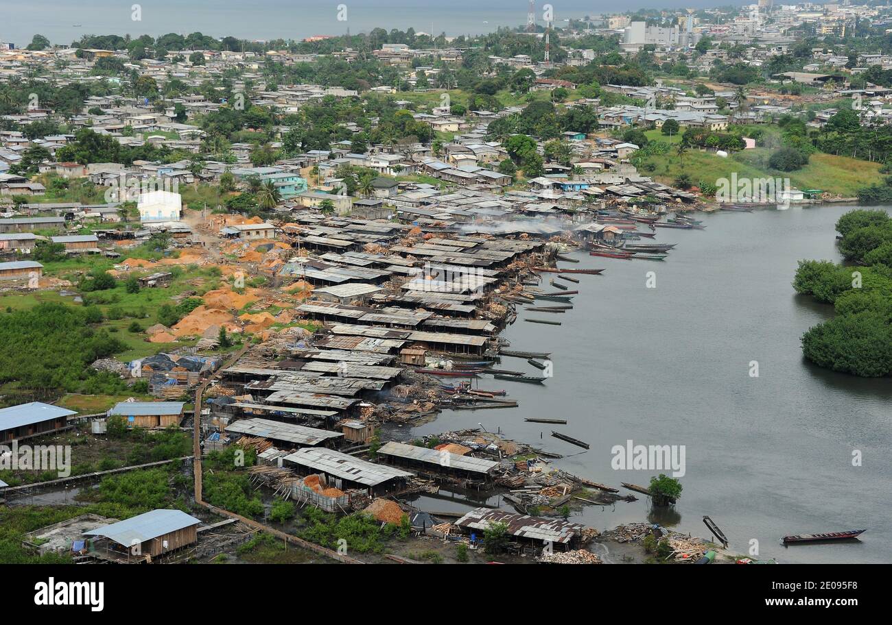 Libreville aerial hi-res stock photography and images - Alamy