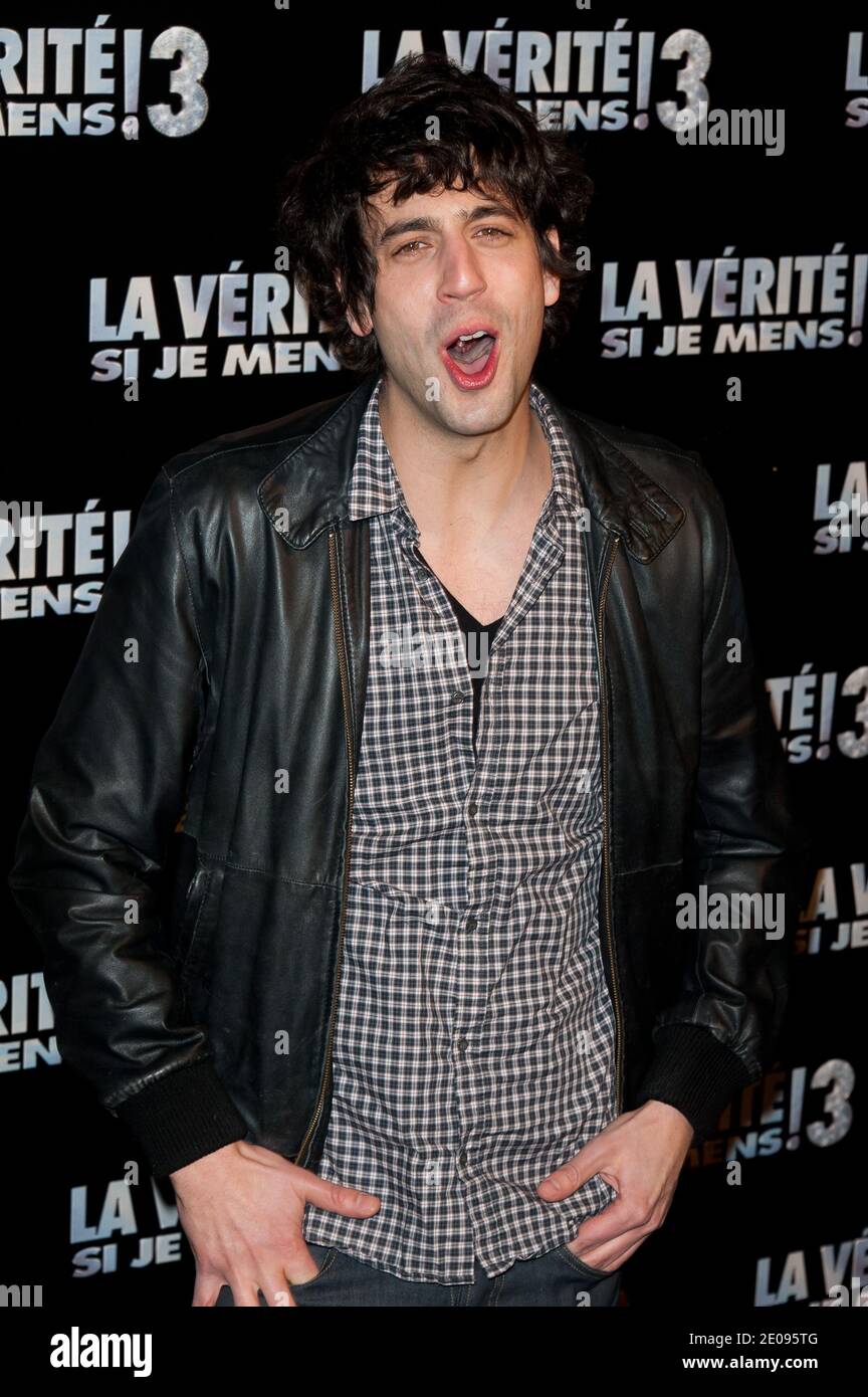 Max Boublil attending the premiere of the movie 'La Verite si je mens ...