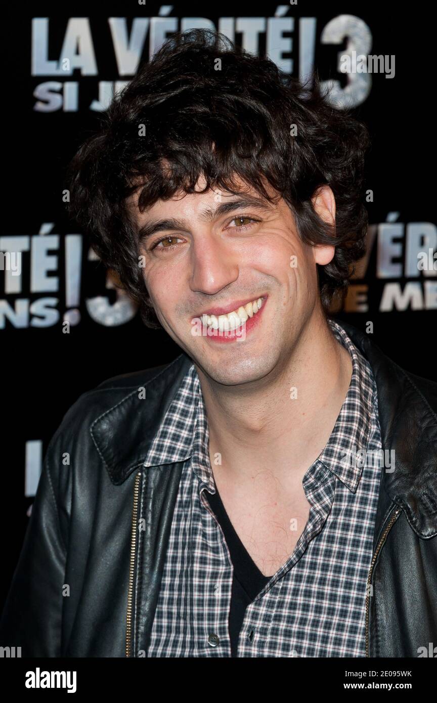 Max Boublil attending the premiere of the movie 'La Verite si je mens ...