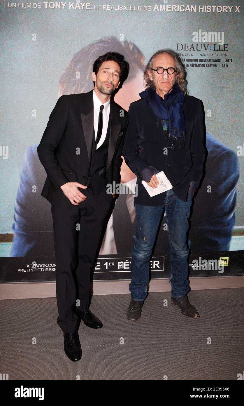 Adrien Brody and Tony Kaye attend the "Detachment" Paris premiere at ...