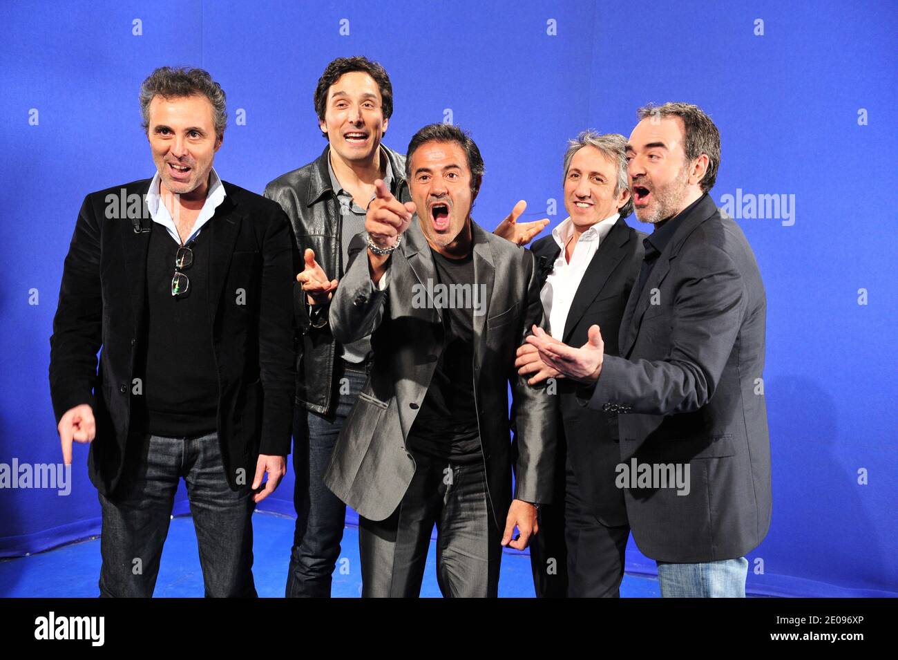 Gilbert Melki, Vincent Elbaz, Jose Garcia, Richard Anconina and Bruno ...