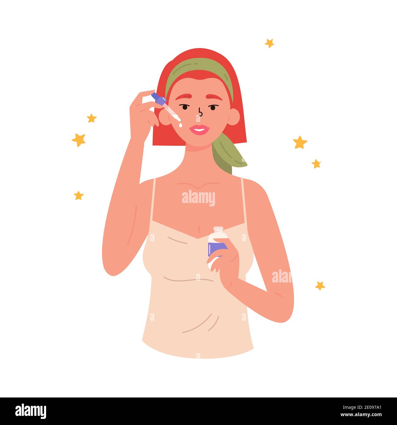 Applying oil Stock Vector Images - Alamy