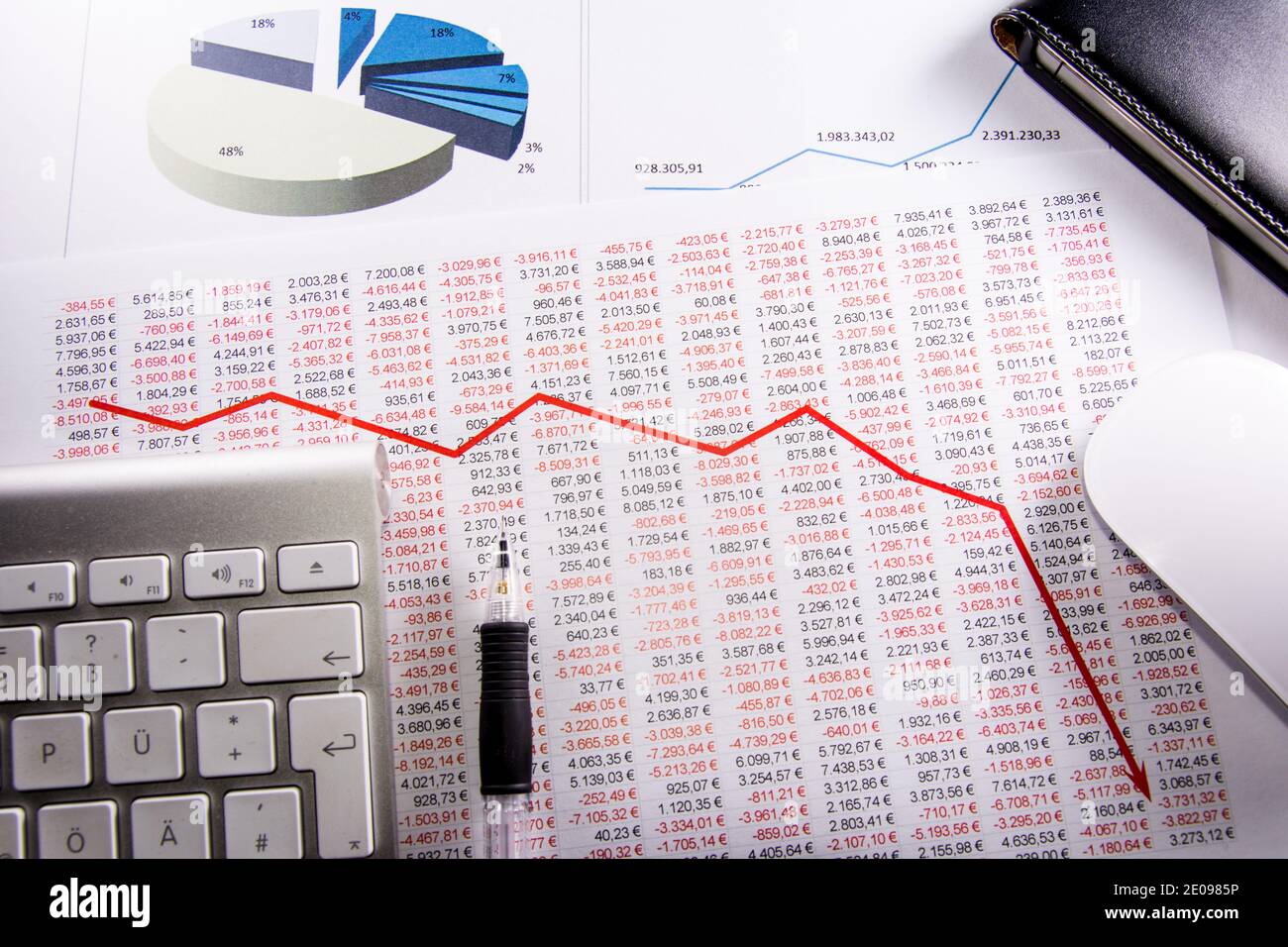 Showing market data on hi-res stock photography and images - Alamy