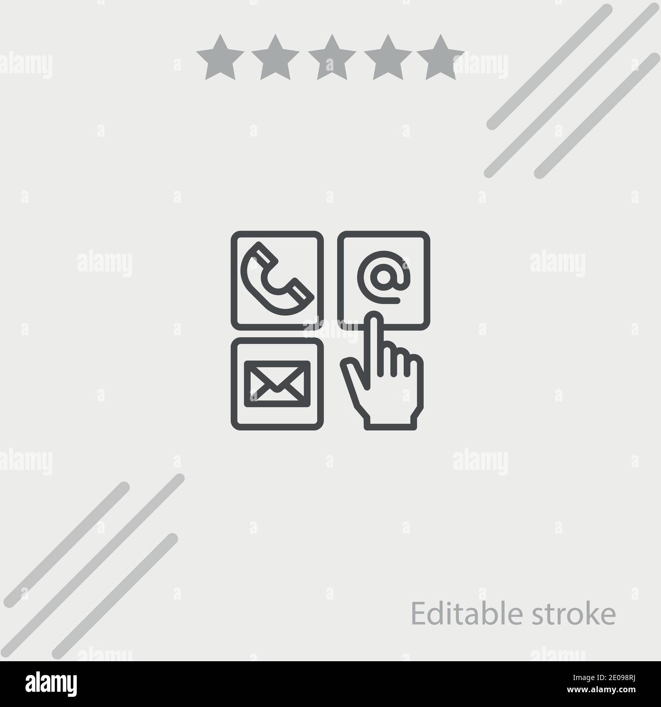 communicate vector icon modern simple vector illustration Stock Vector ...