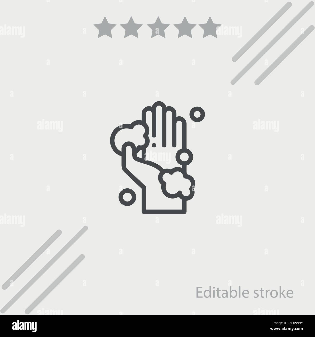 hand washing vector icon modern simple vector illustration Stock Vector ...