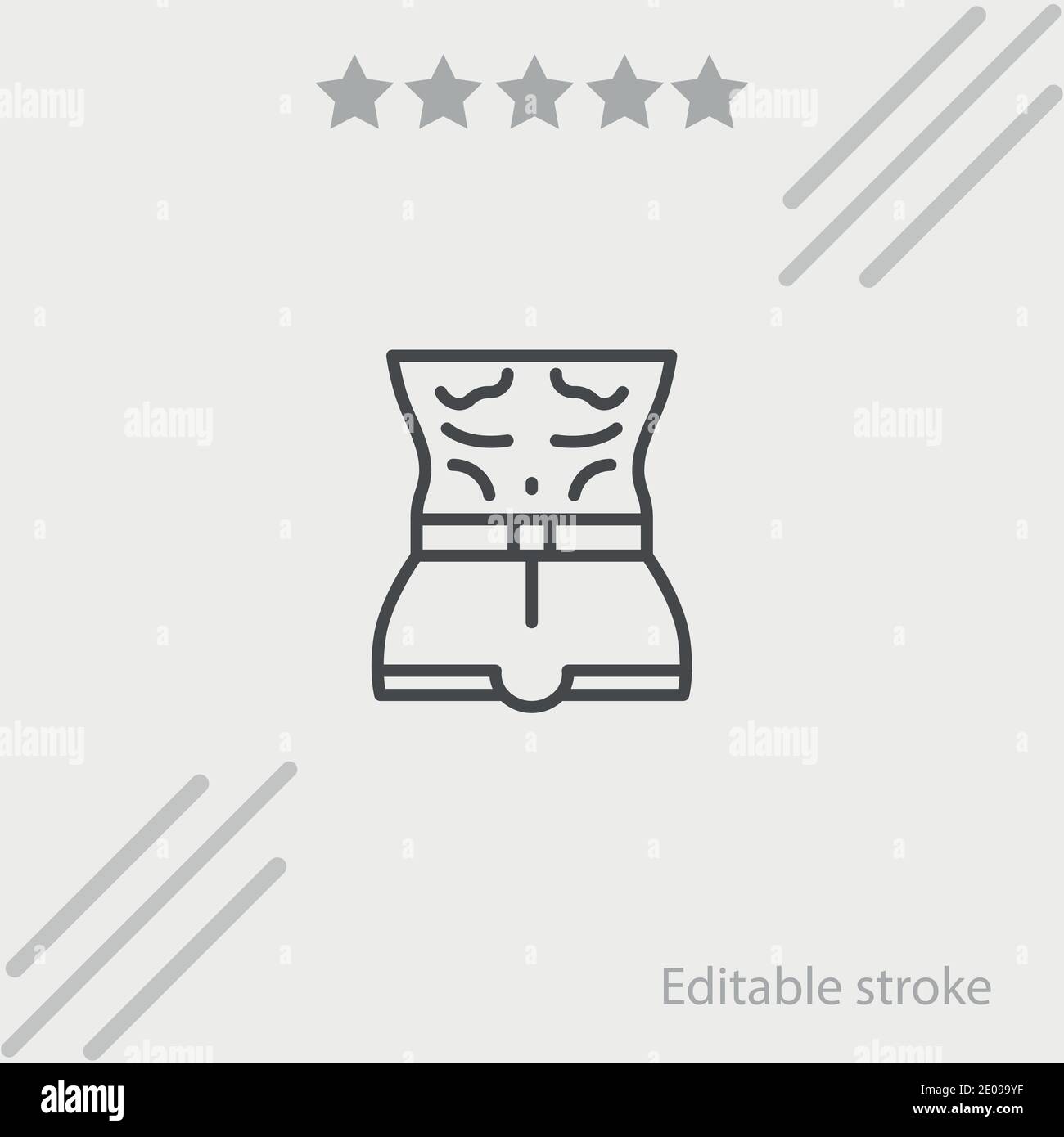 torso vector icon modern simple vector illustration Stock Vector Image ...