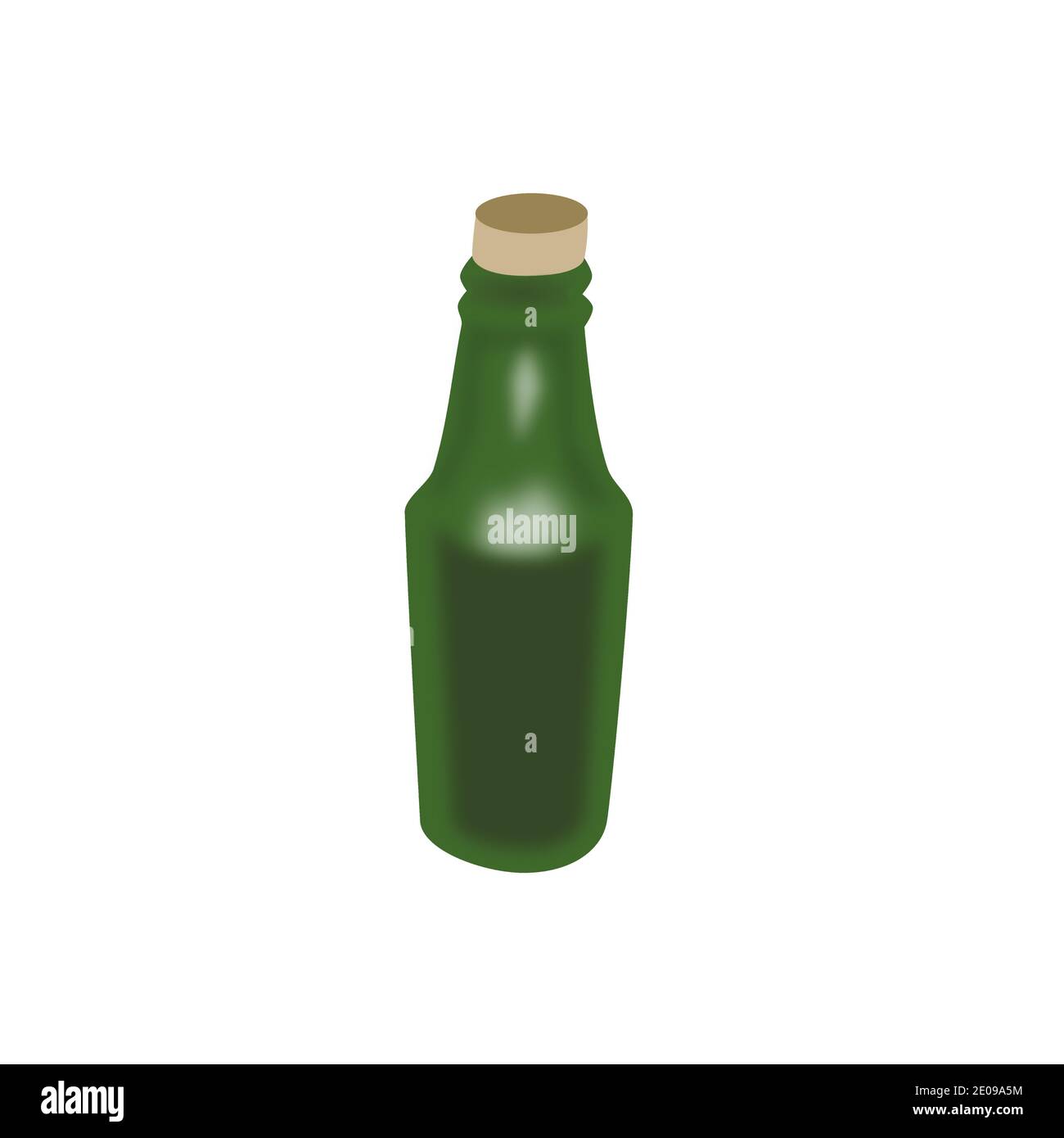 Green bottle vector art Stock Vector Image & Art - Alamy