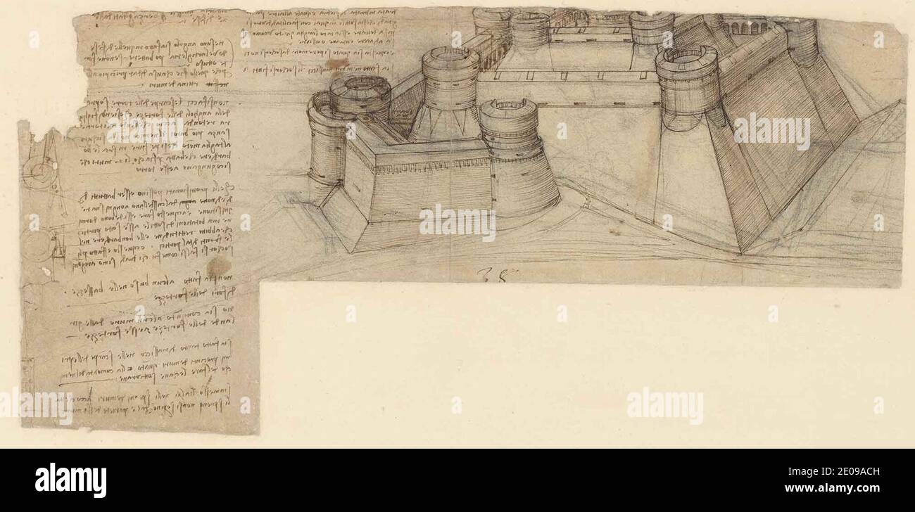 Leonardo da Vinci - Ambrosiana-Codice-Atlantico-Codex-Atlanticus-f-117 ...