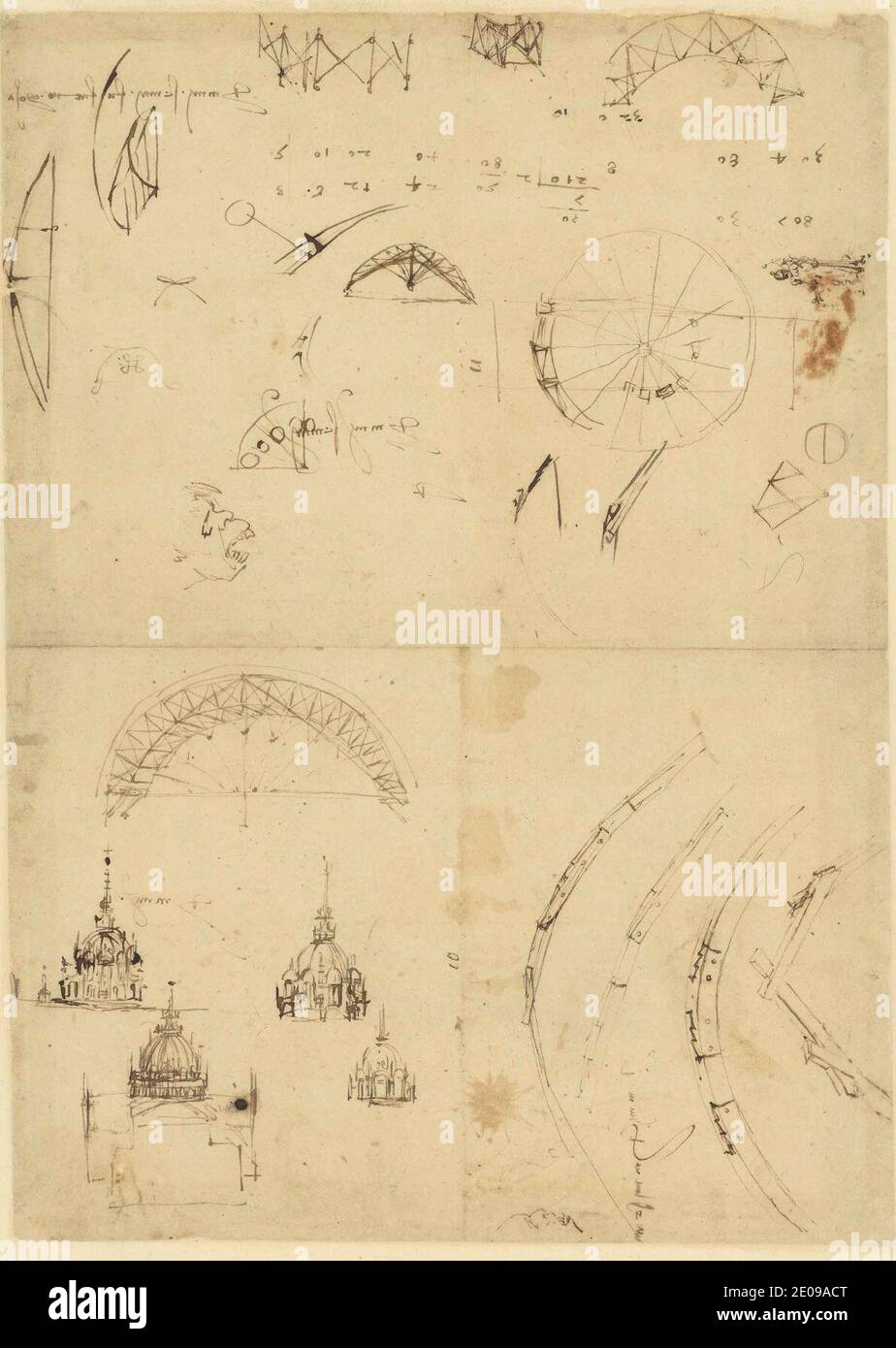 Leonardo da Vinci - Ambrosiana-Codice-Atlantico-Codex-Atlanticus-f-719 ...