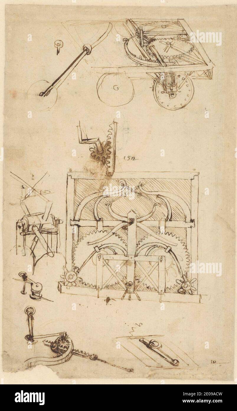Leonardo da Vinci - Ambrosiana-Codice-Atlantico-Codex-Atlanticus-f-812 ...