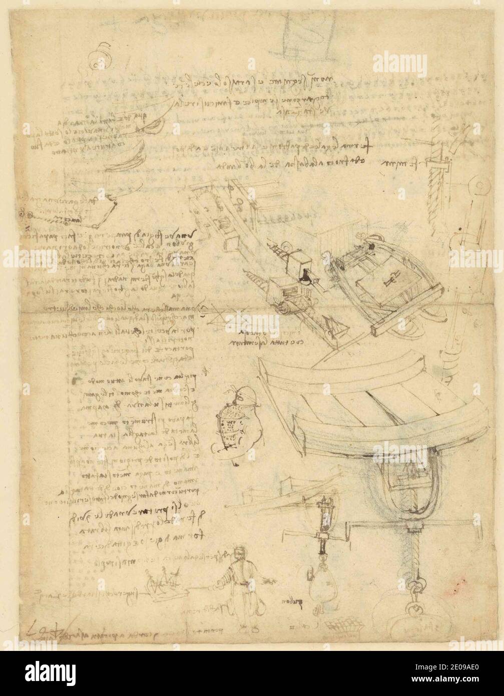 Leonardo da Vinci - Ambrosiana-Codice-Atlantico-Codex-Atlanticus-f-909 ...