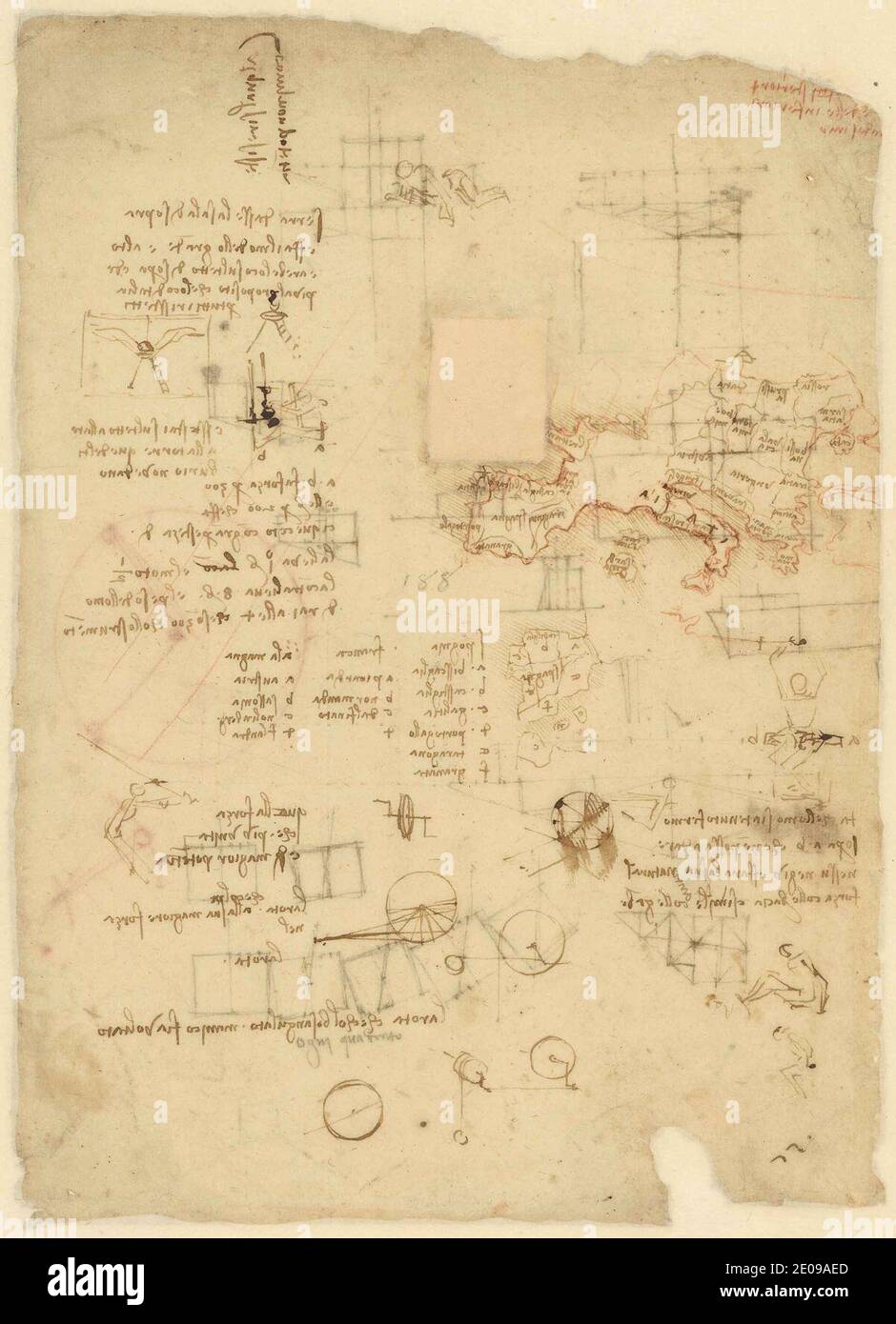 Leonardo da Vinci - Ambrosiana-Codice-Atlantico-Codex-Atlanticus-f-1006 ...