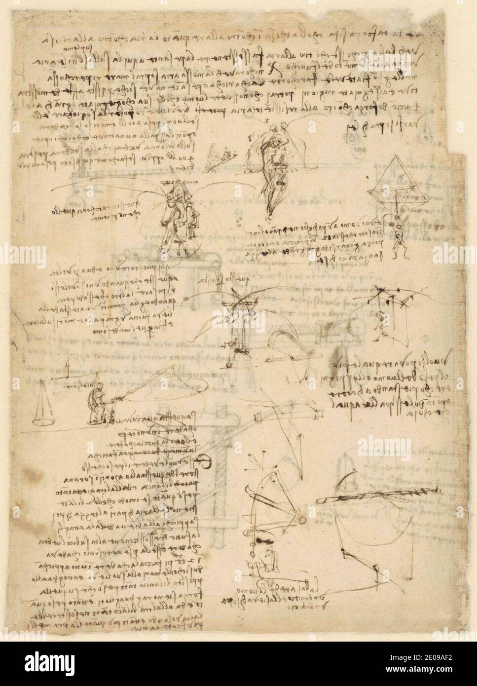 Leonardo da Vinci - Ambrosiana-Codice-Atlantico-Codex-Atlanticus-f-1058 ...