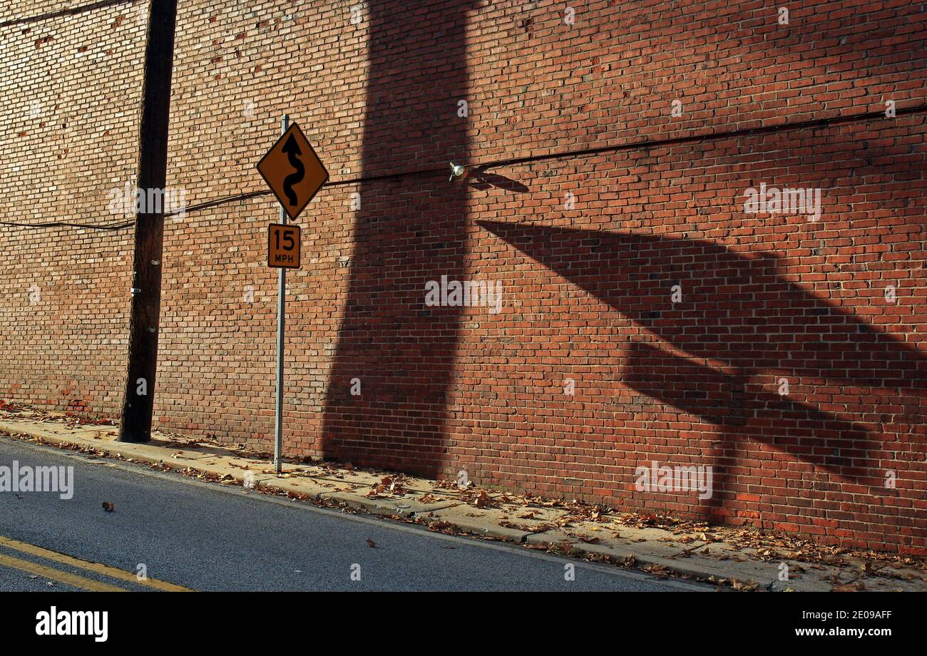 Uphill road sign hi-res stock photography and images - Alamy