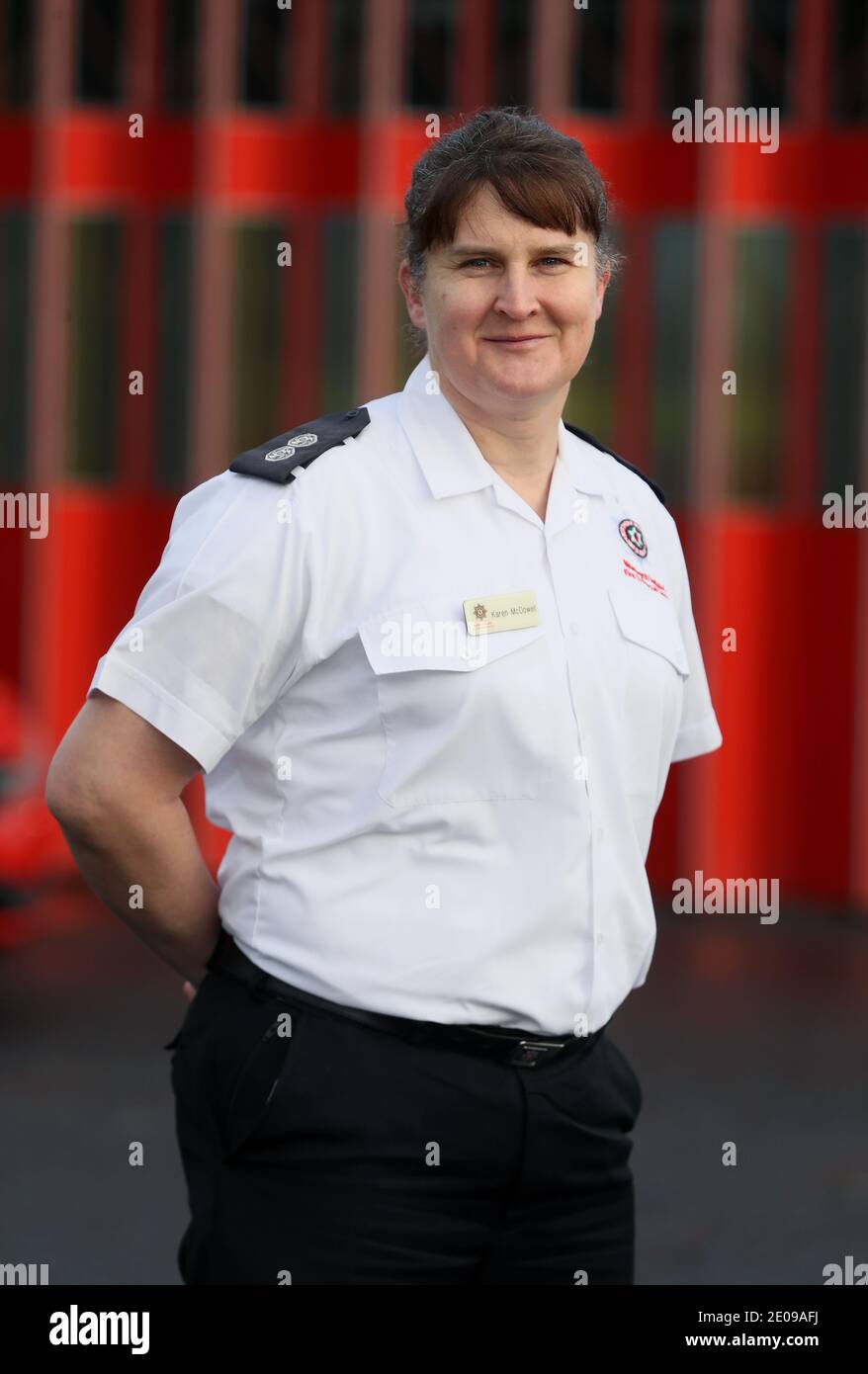 Karen McDowell MBE, Station Commander, Northern Ireland Fire and Rescue ...