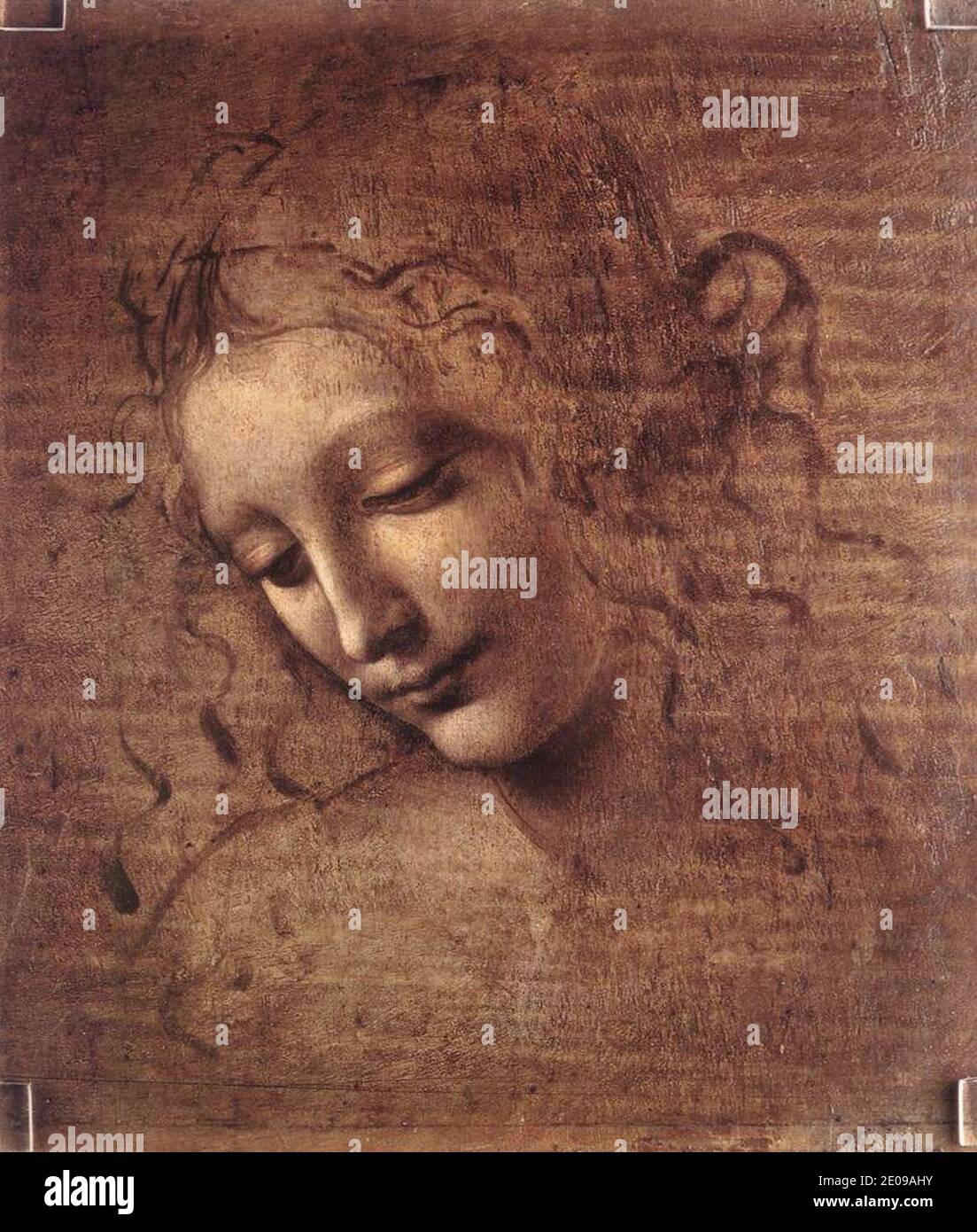 Leonardo da Vinci - Female head (La Scapigliata Stock Photo - Alamy