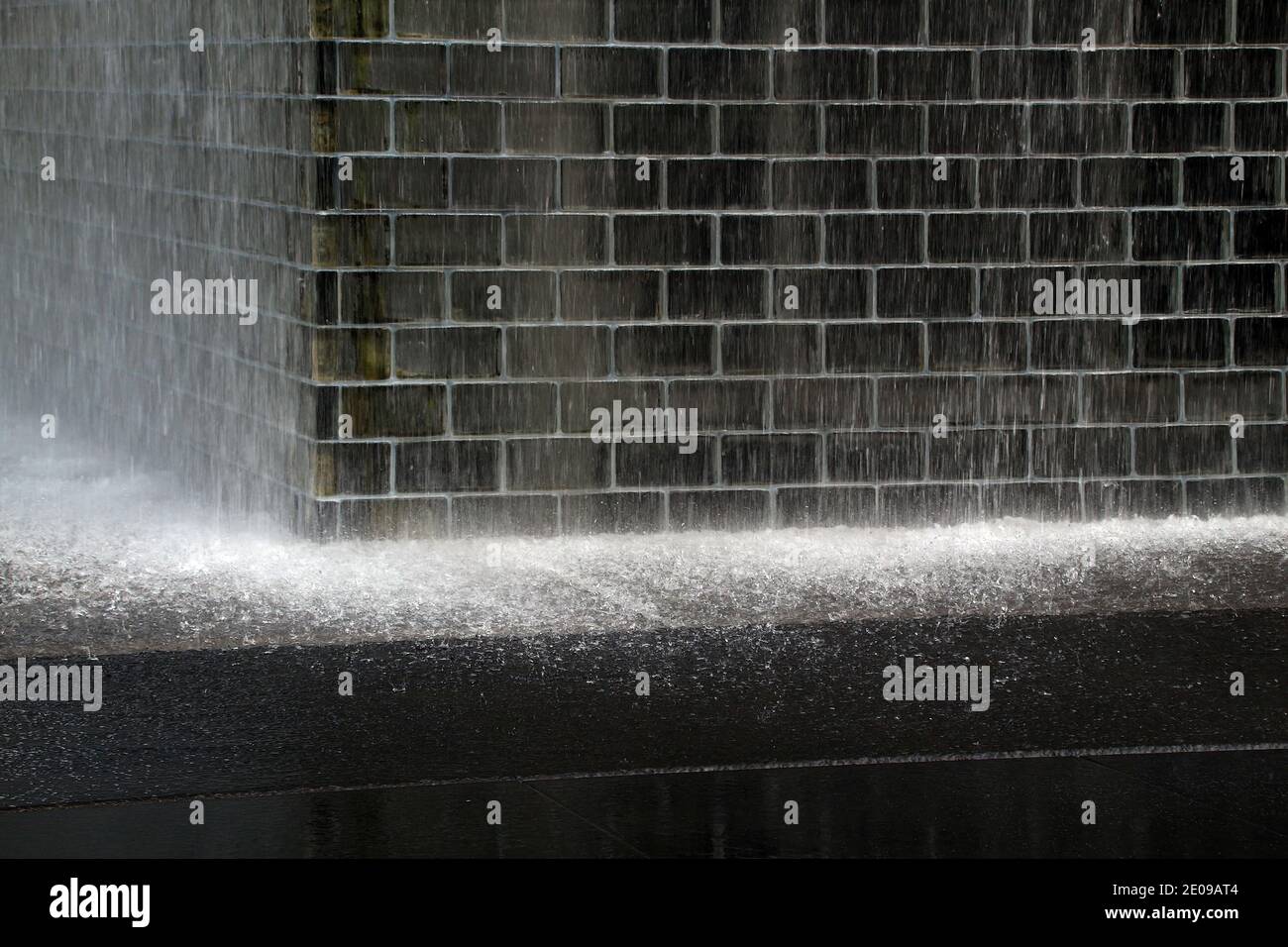 Brick wall with rain Stock Photo - Alamy