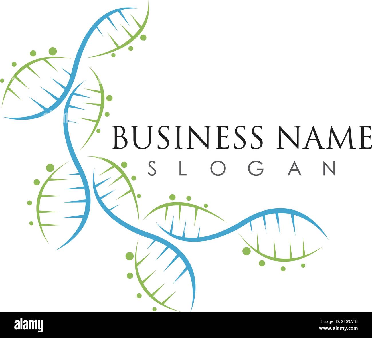 DNA logo vector icon template Stock Vector Image & Art - Alamy