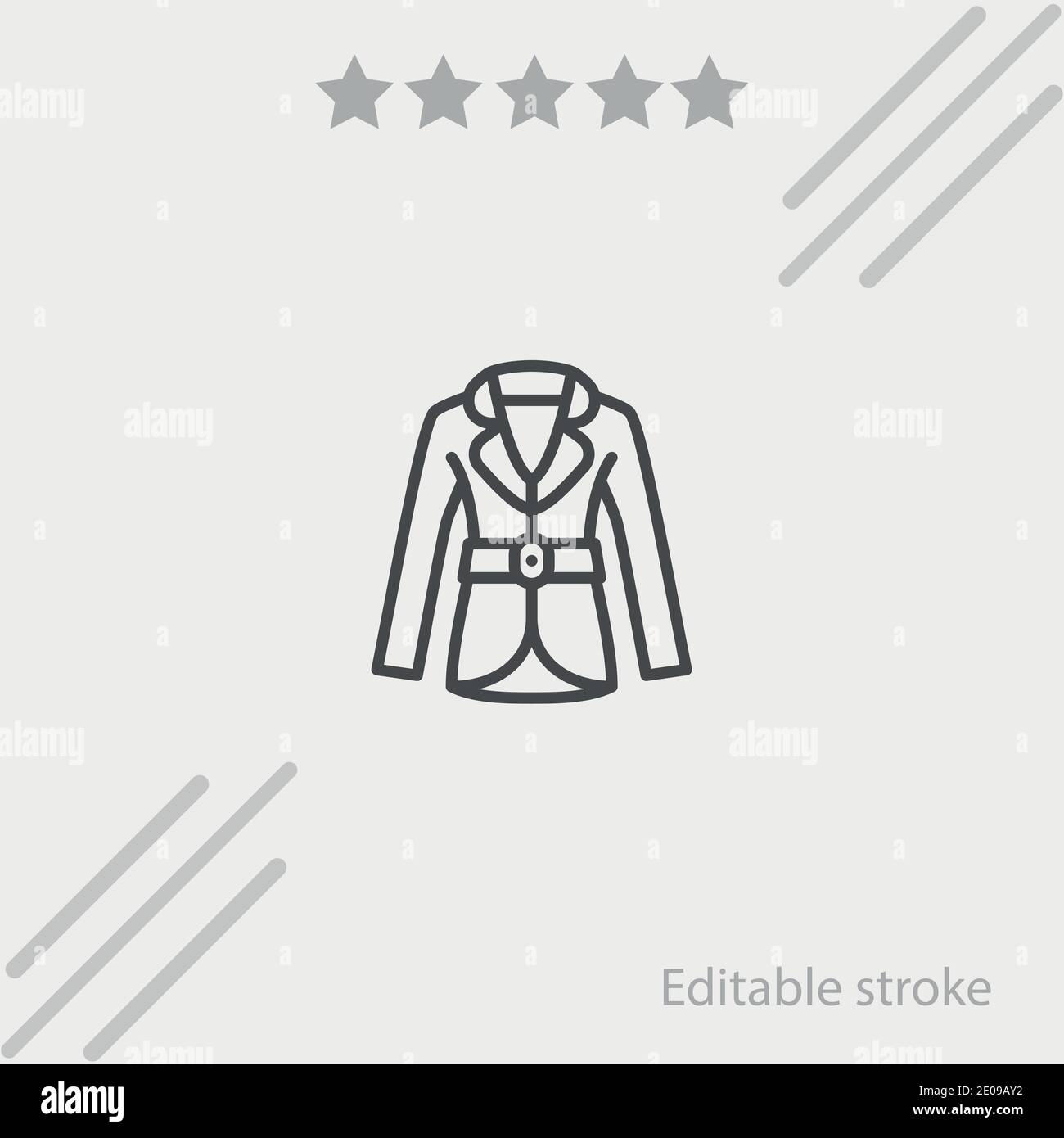 coat vector icon modern simple vector illustration Stock Vector Image ...