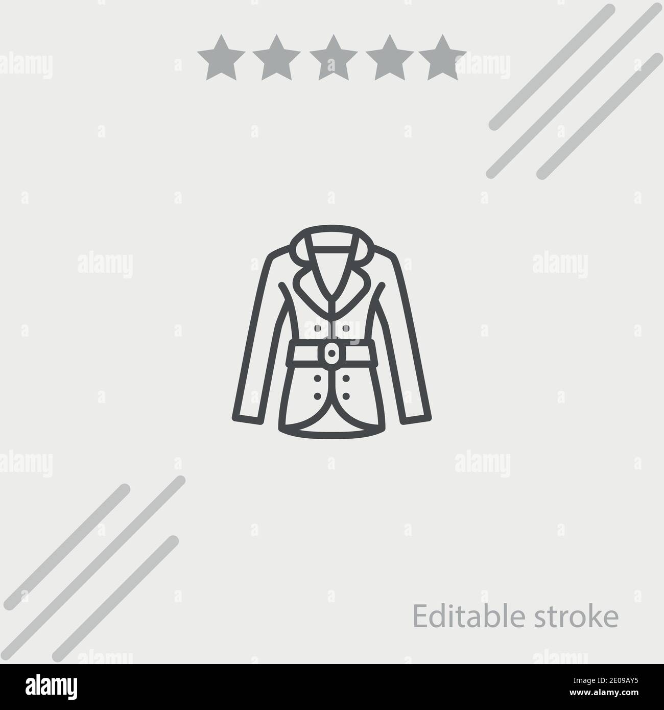 coat vector icon modern simple vector illustration Stock Vector Image ...