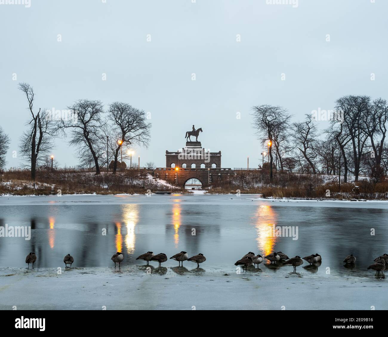 Monument during the winter hi-res stock photography and images - Alamy