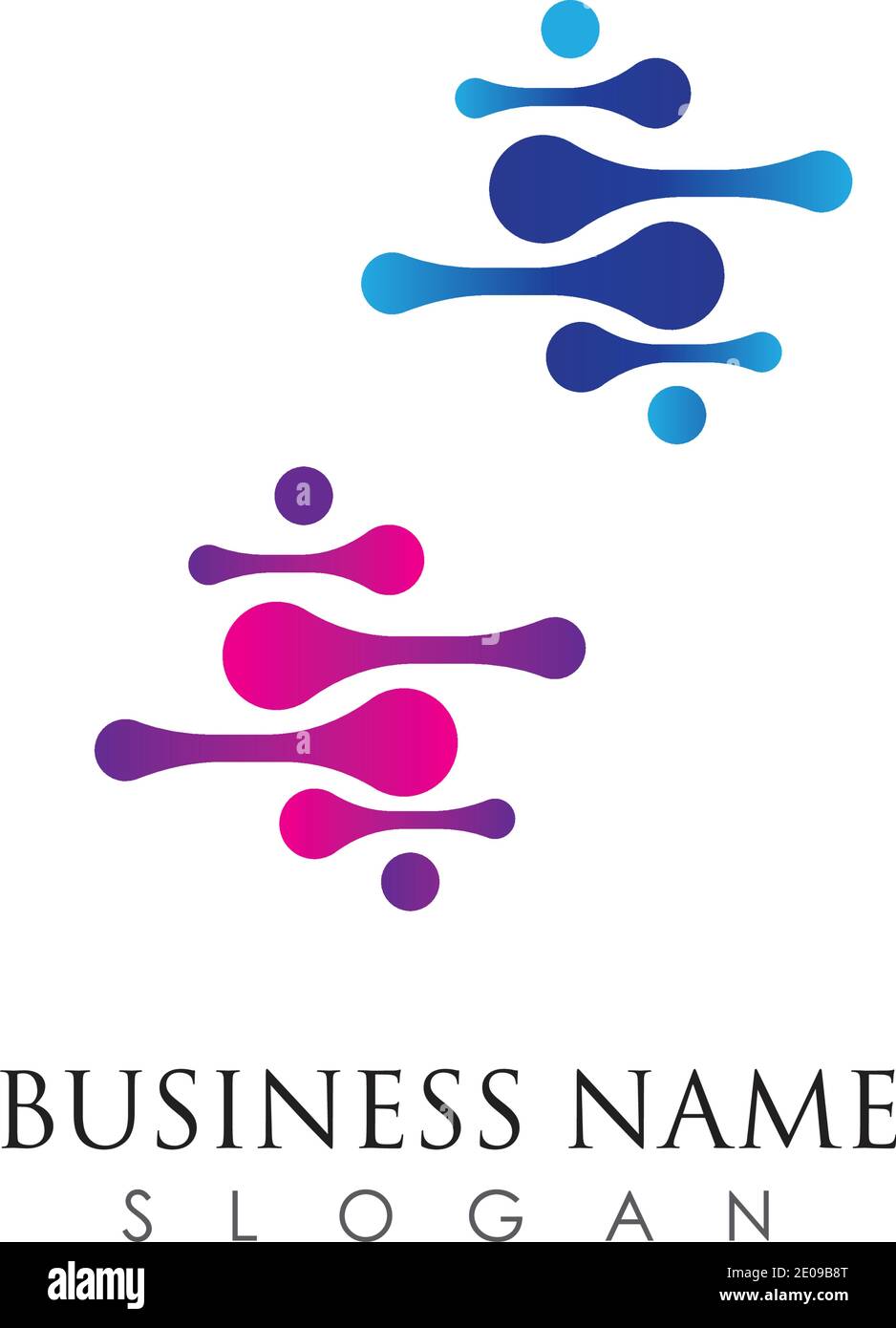 D,N,A logo vector icon template Stock Vector Image & Art - Alamy