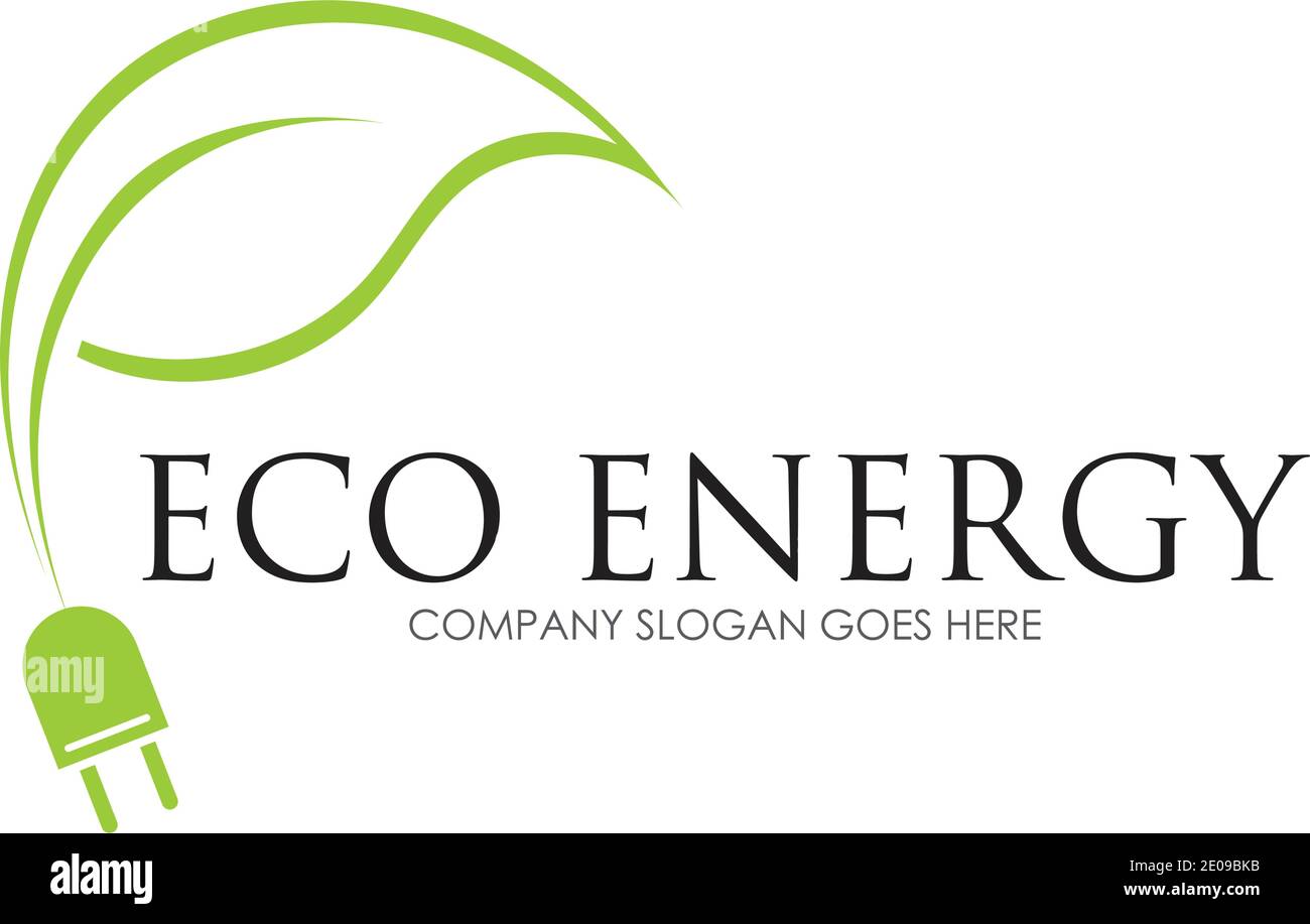 Eco energy logo template vector icon illustration Stock Vector Image ...