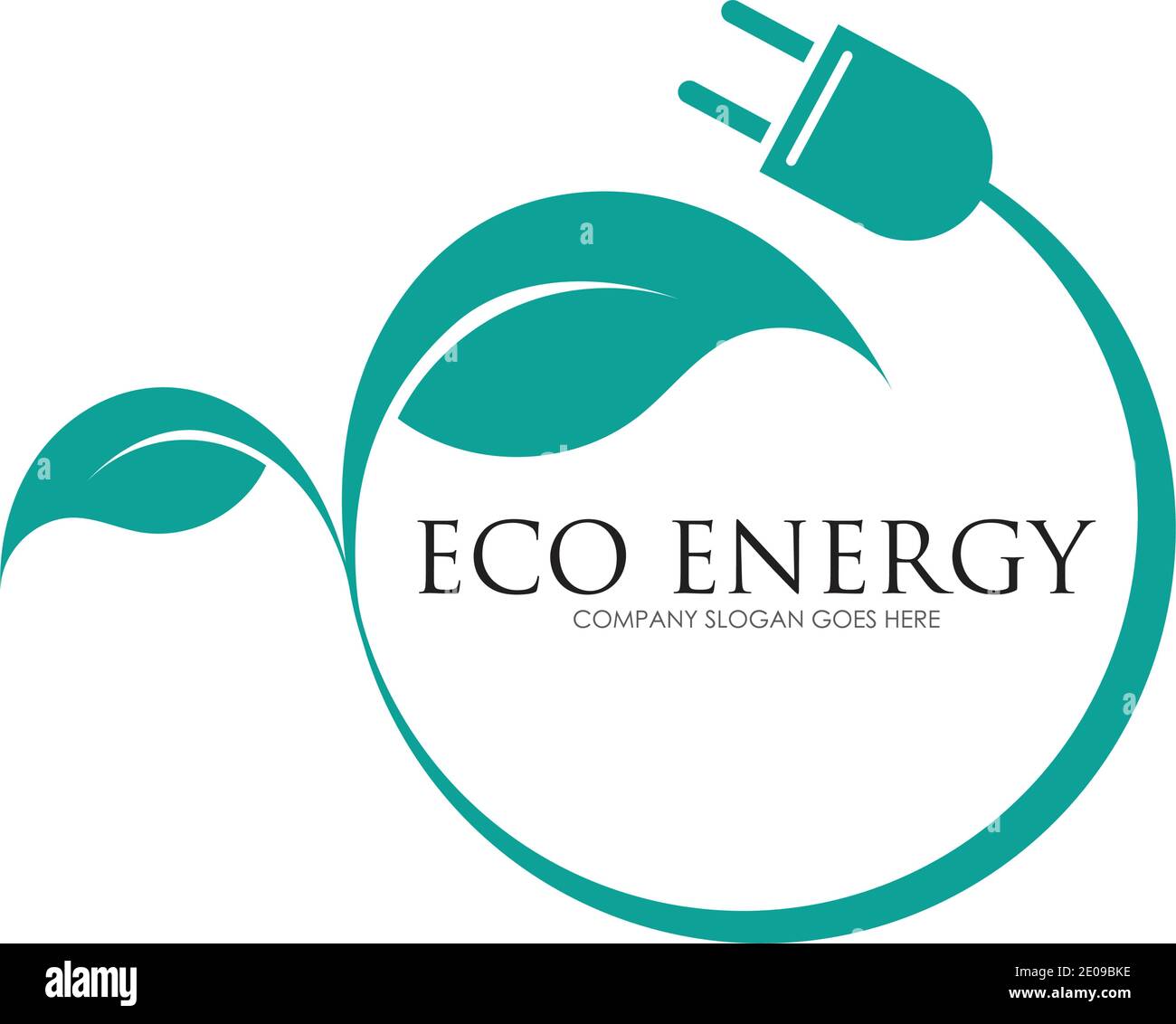 Eco energy logo template vector icon illustration Stock Vector Image ...