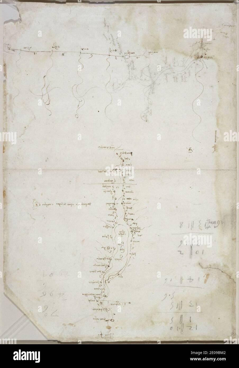 Da vinci leonardo maps hi-res stock photography and images - Alamy