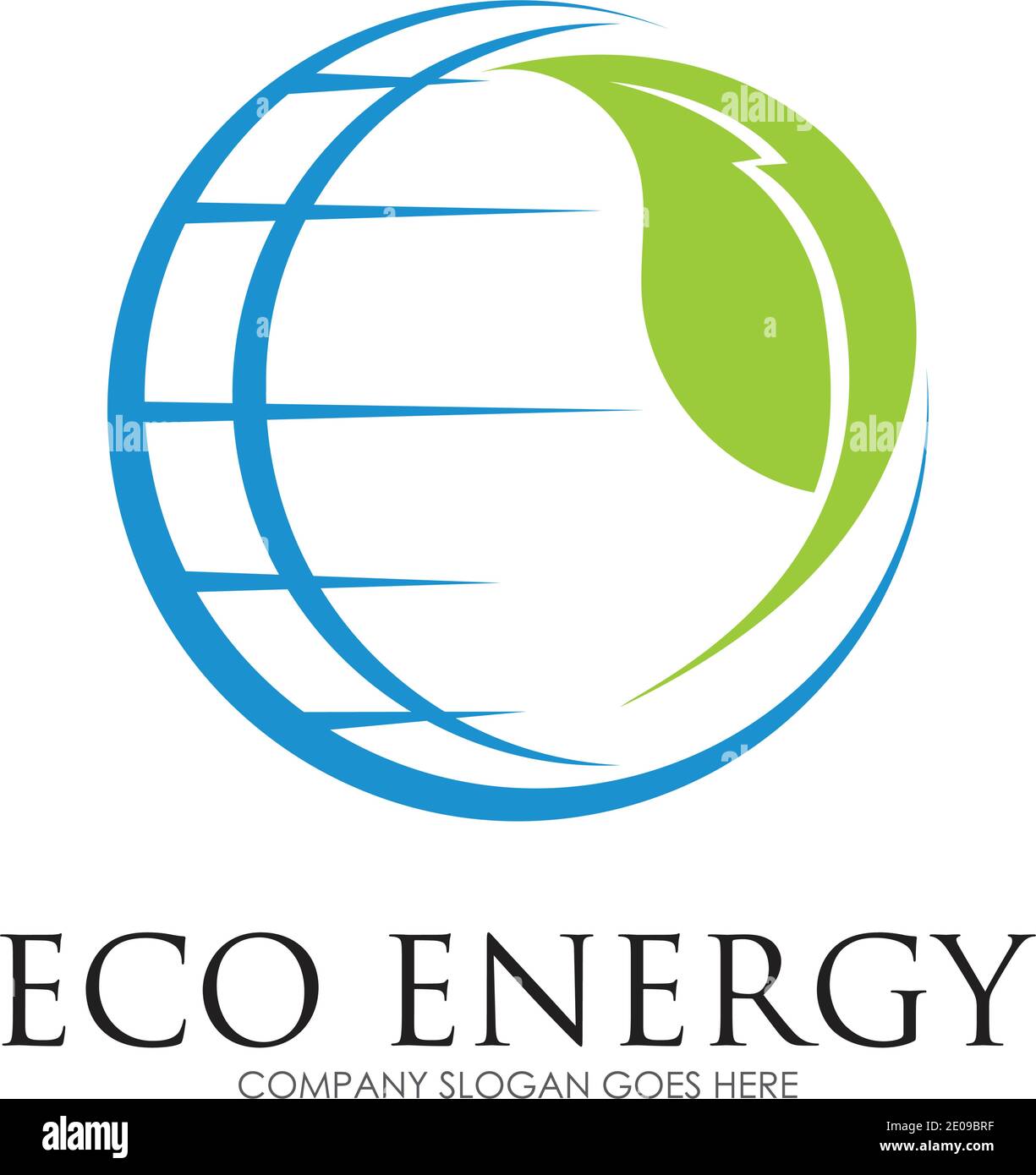Eco energy logo template vector icon illustration Stock Vector Image ...