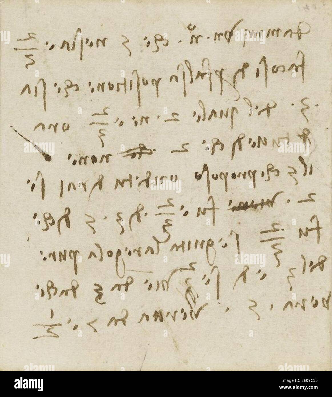 Leonardo da vinci note hi-res stock photography and images - Alamy