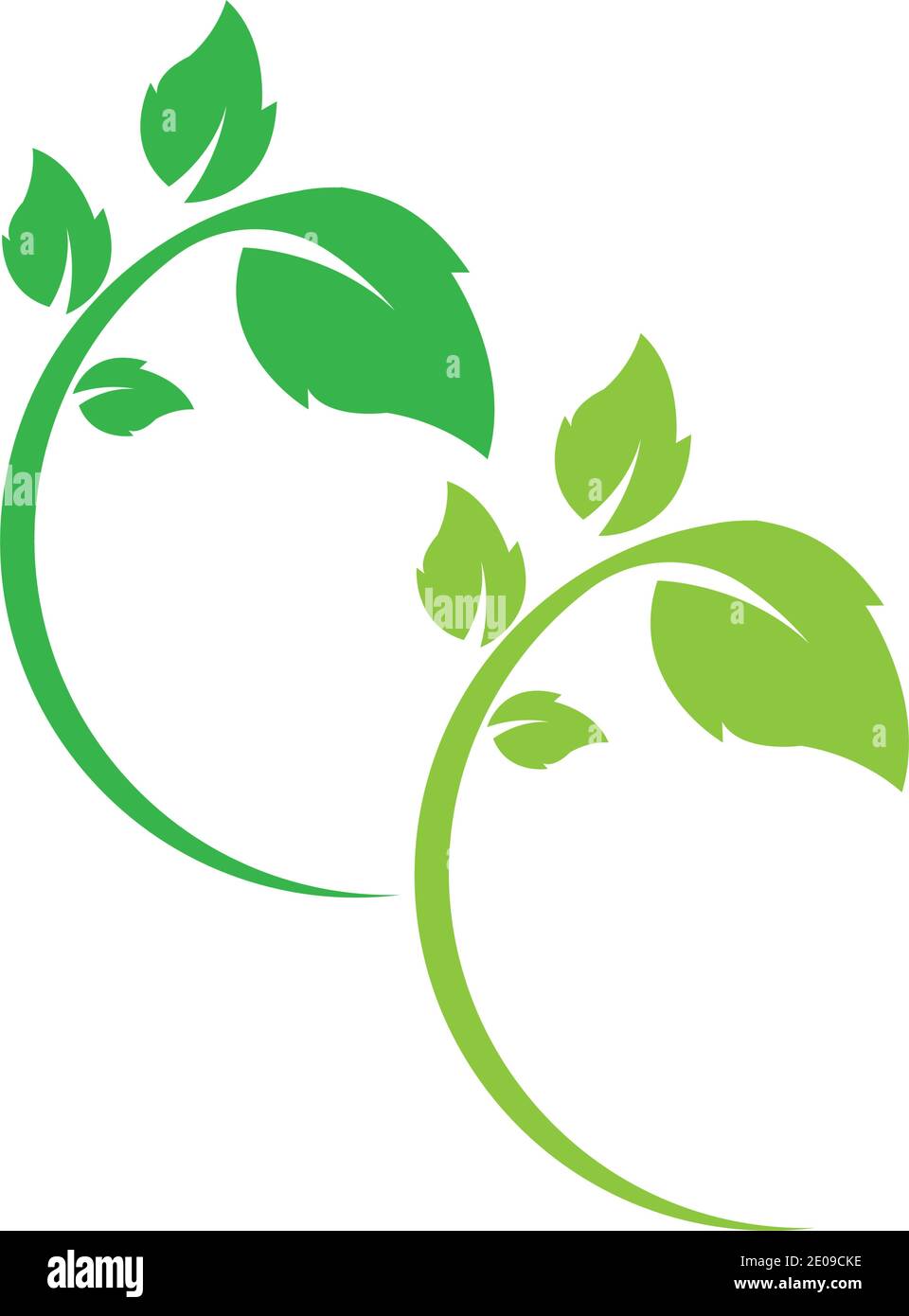 Logos of green Tree leaf ecology nature element vector Stock Vector ...