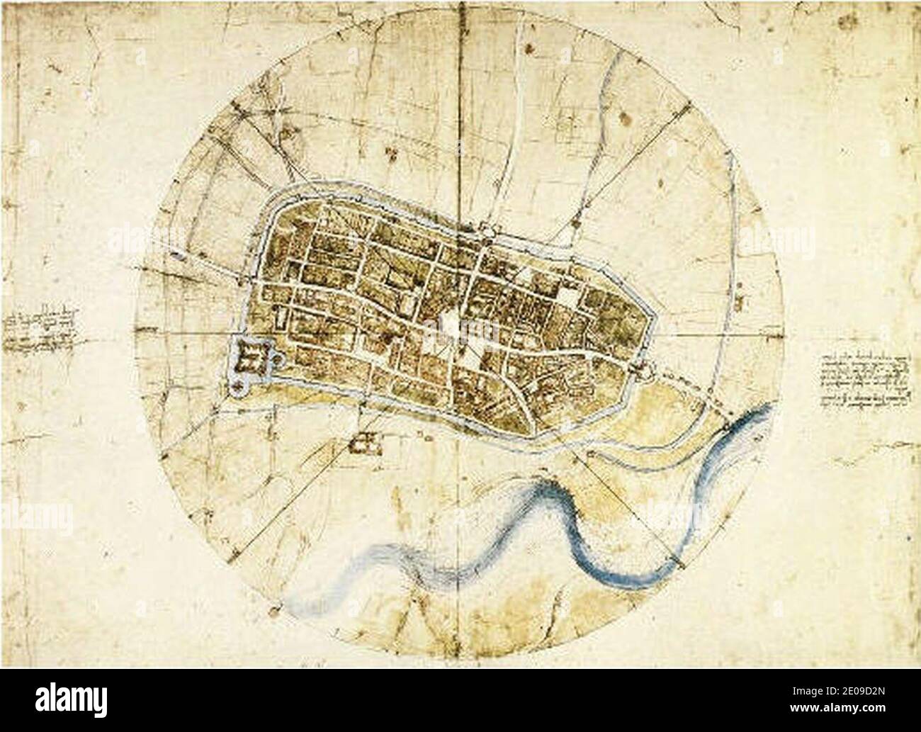 Da vinci leonardo maps hi-res stock photography and images - Alamy