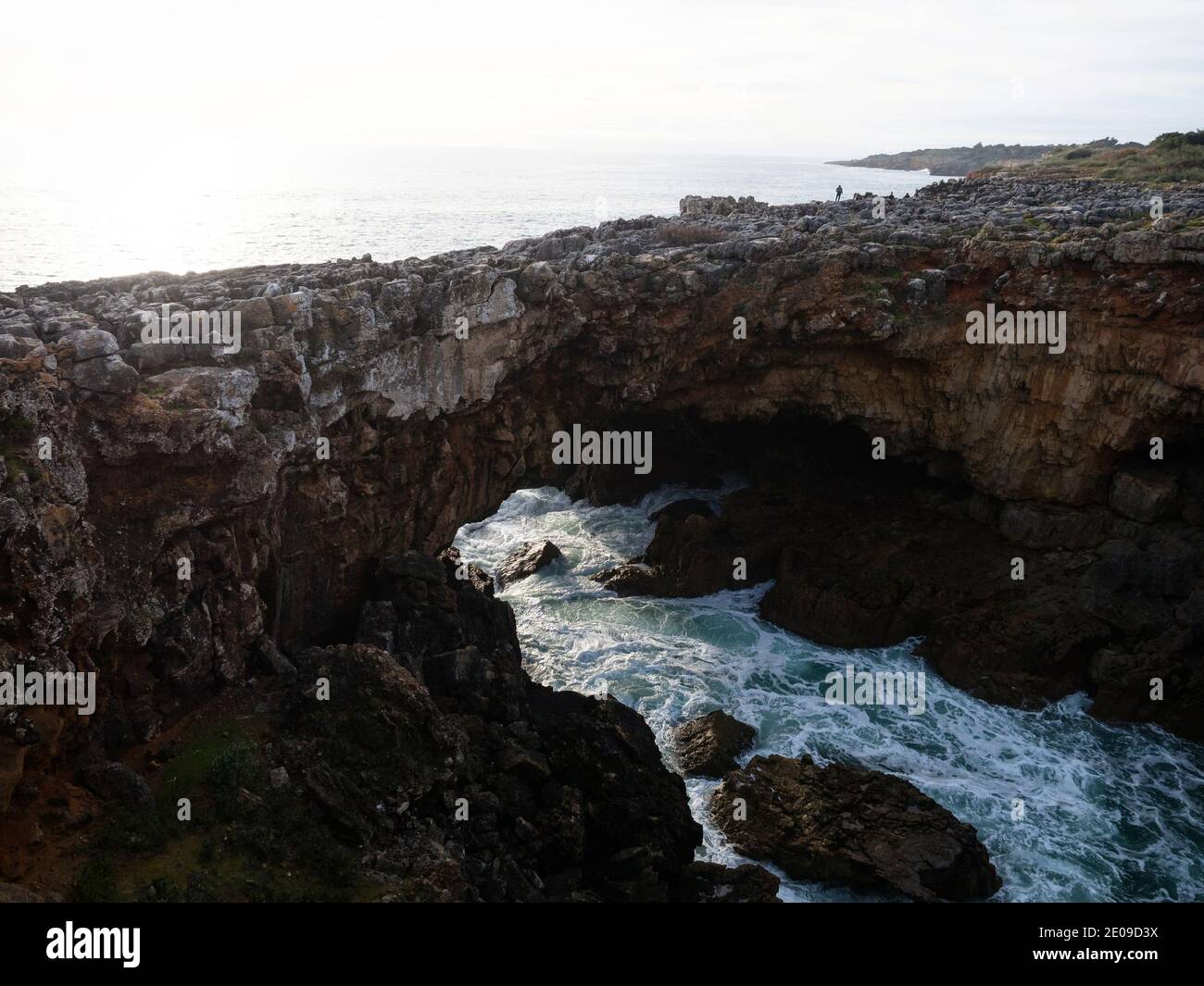 Rock formation Boca do Inferno Hells mouth sea cave chasm atlantic ...