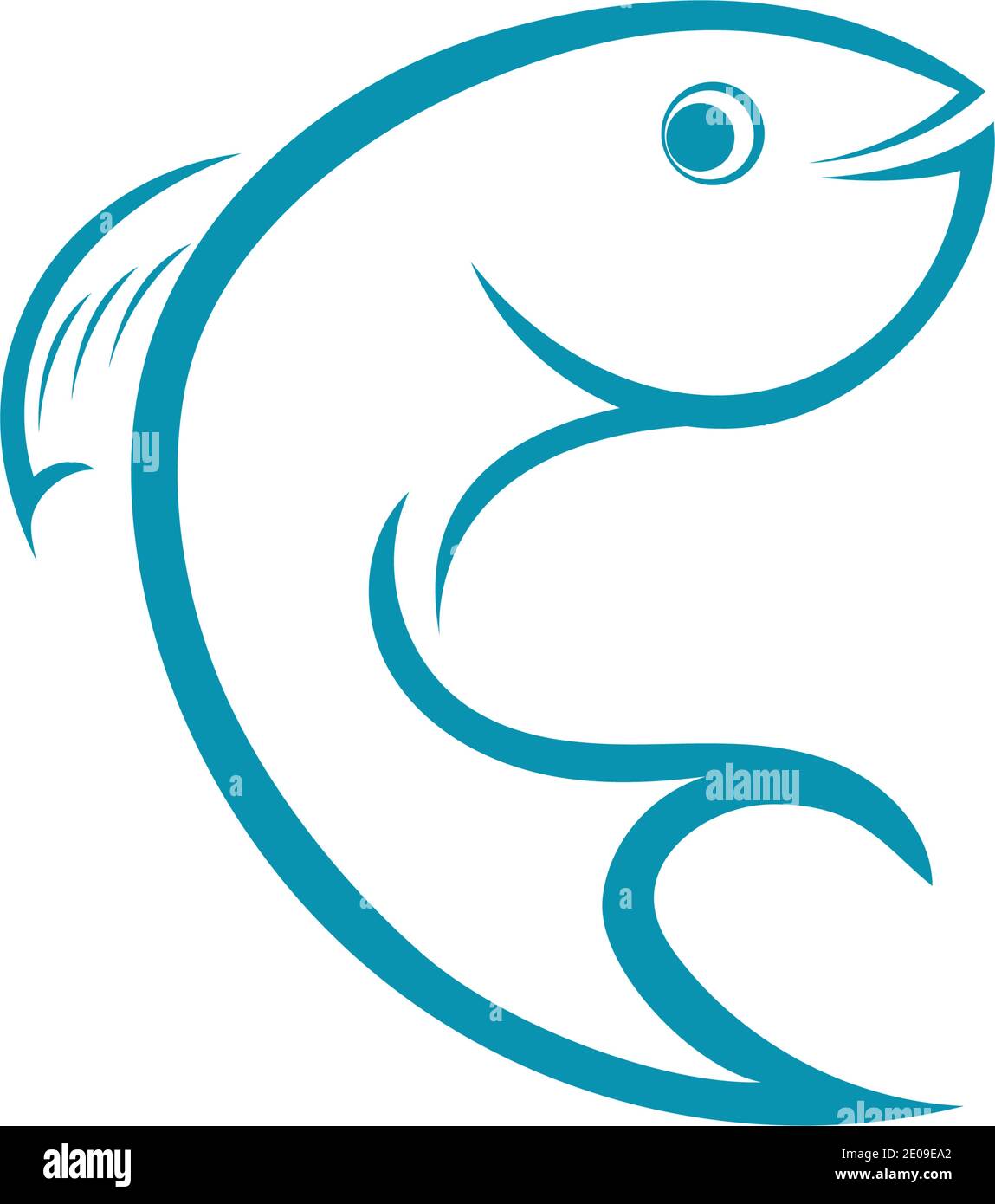 Fish logo template icon vector illustration design Stock Vector Image ...