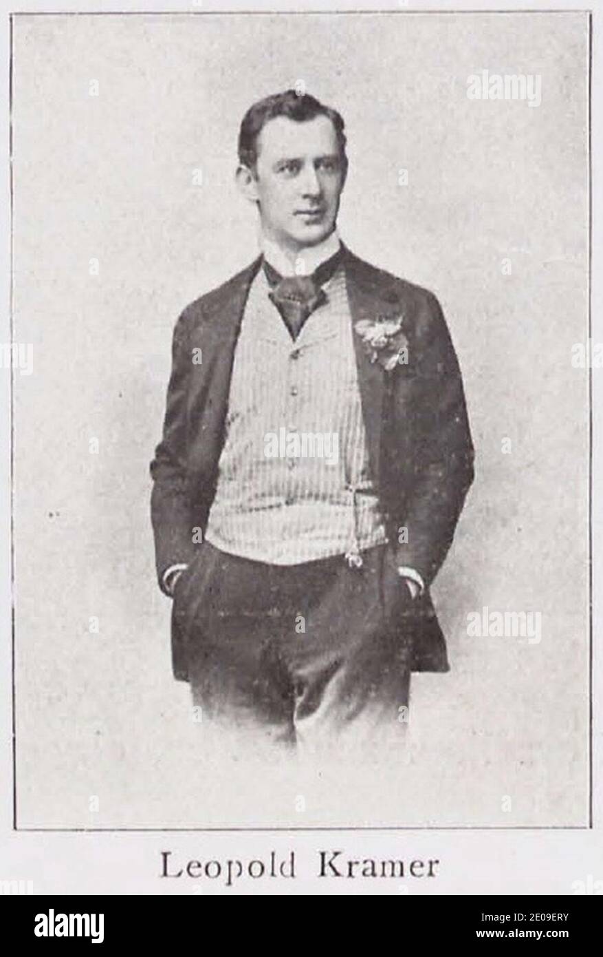 Leopold Kramer (BerlLeben 1900-02 Stock Photo - Alamy