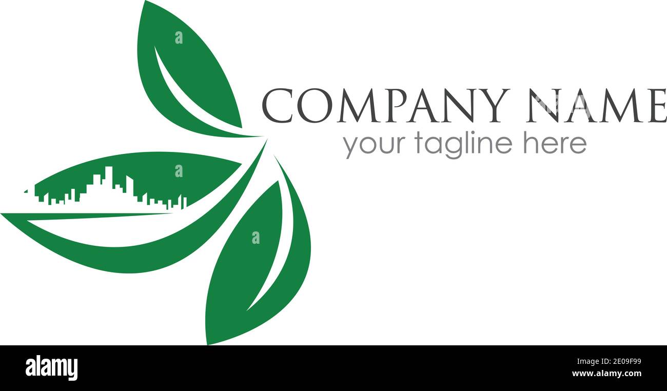 go green logo symbol vector illustration design template Stock Vector ...