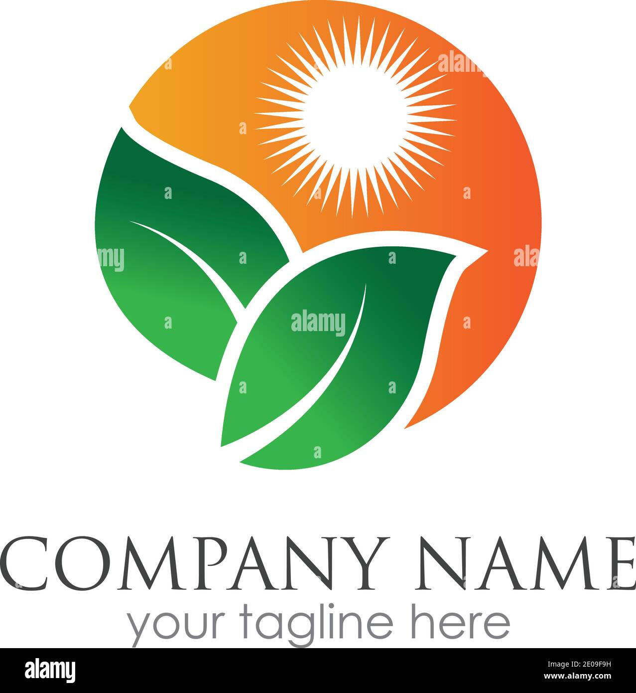 go green logo symbol vector illustration design template Stock Vector ...