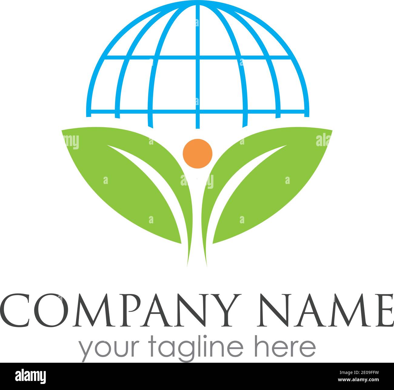 go green logo symbol vector illustration design template Stock Vector ...