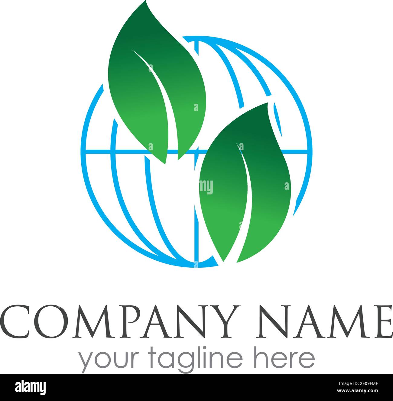 go green logo symbol vector illustration design template Stock Vector ...