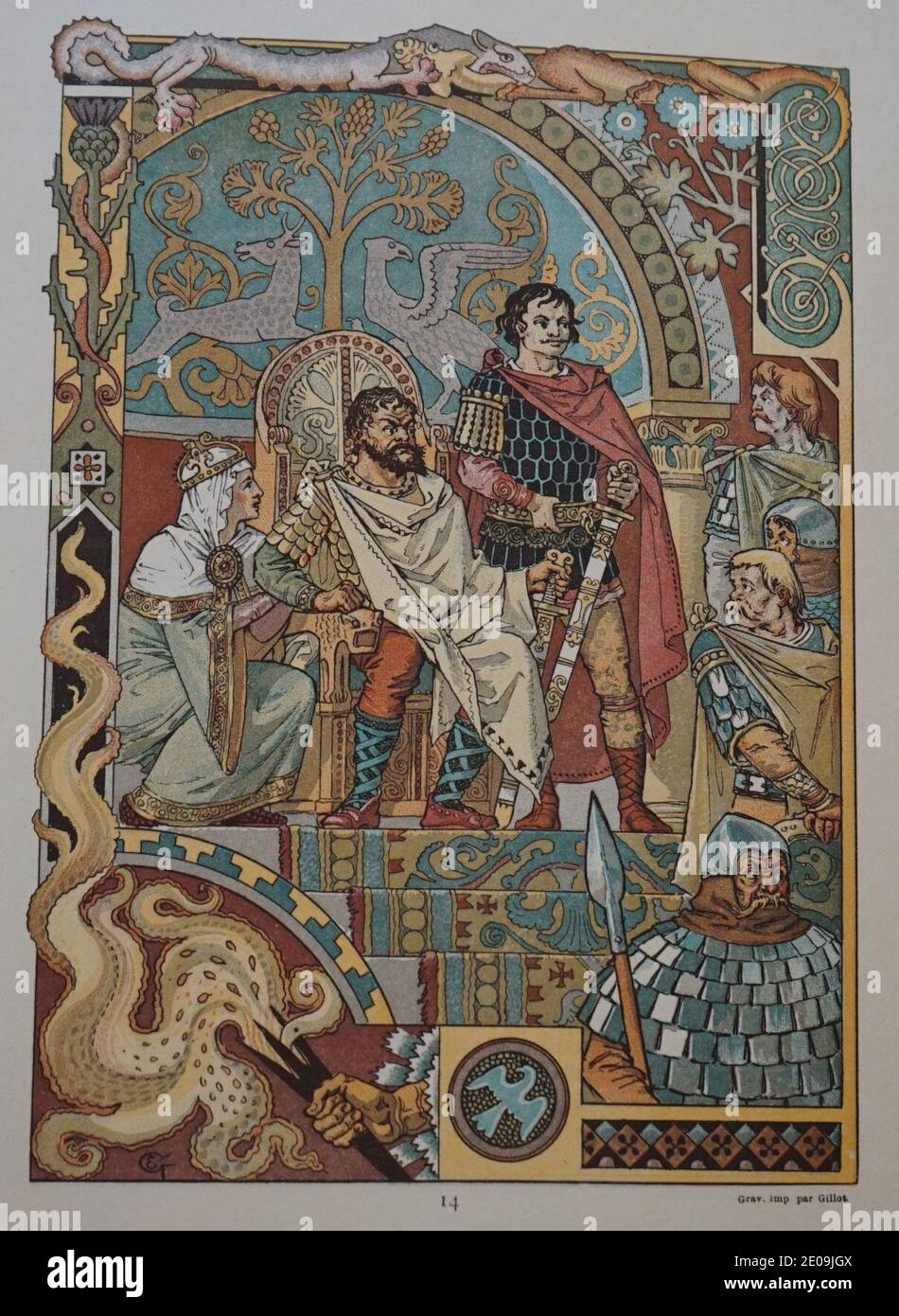 Les 4 fils Aymon Diancourt 94452 Stock Photo - Alamy