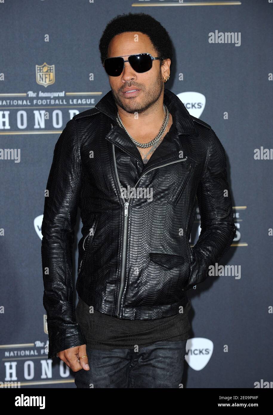 Lenny Kravitz attends the inaugural NFL Honors held at the Murat Theatre in Indianapolis ...