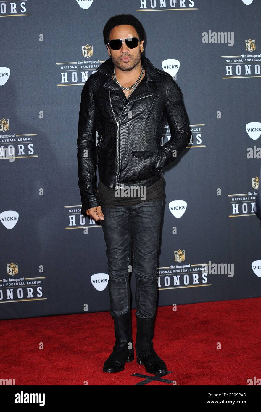 Lenny Kravitz attends the inaugural NFL Honors held at the Murat Theatre in Indianapolis ...